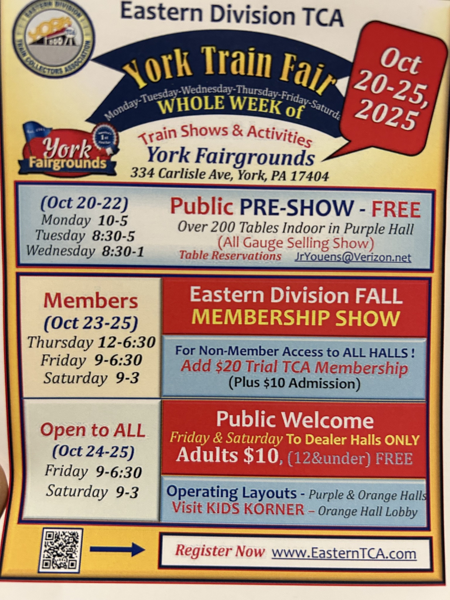 York Train Show - Brasseur Electric Train Repair